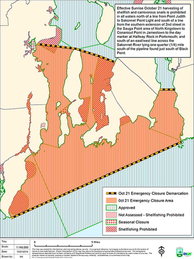 Shellfish Growing Areas – Rhode Island Environmental Monitoring ...